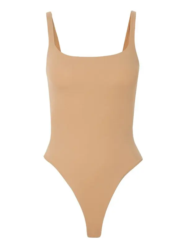 SKIMS Fits Everybody Square Neck Bodysuit - Neutrals