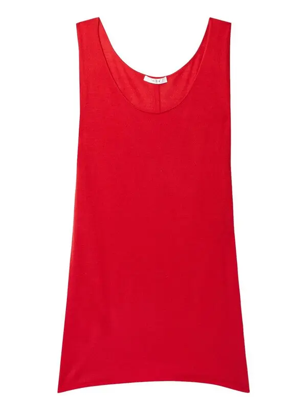 THE ROW Gannon Cashmere And Silk-blend Tank - Red