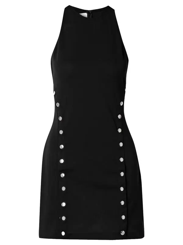 FLEUR DU MAL Stretch-jersey Mini Dress - Black