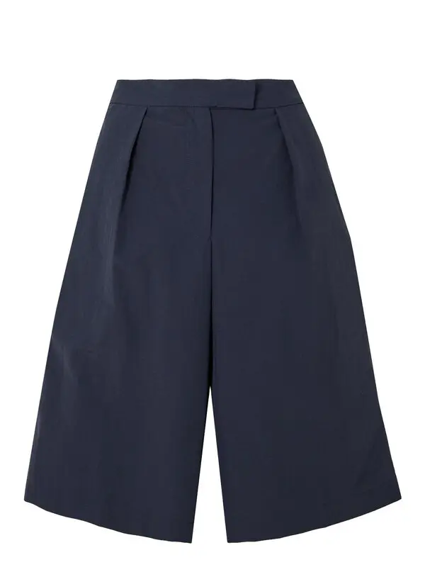 CONNER IVES Pleated Woven Shorts - Blue
