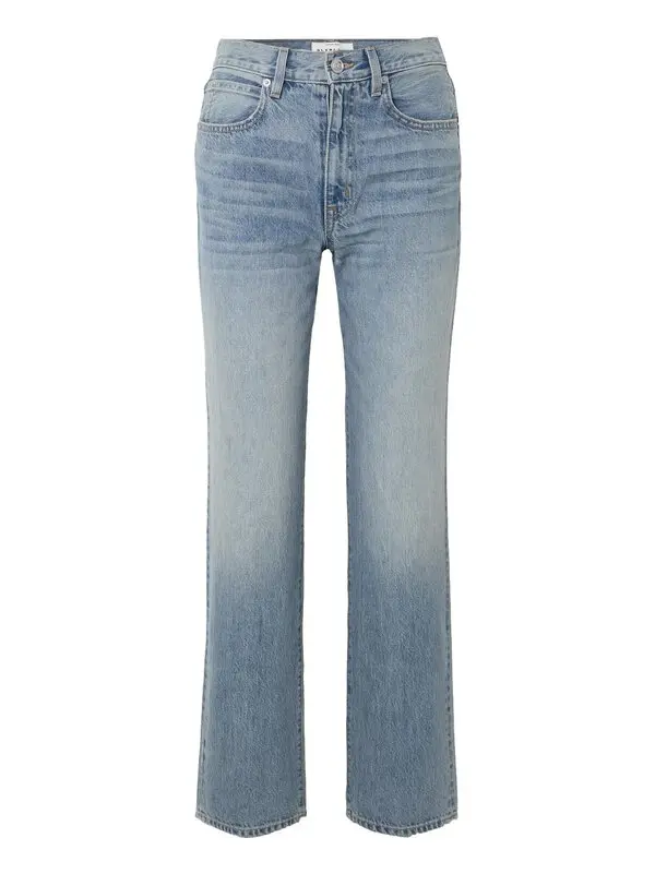 SLVRLAKE Sophie Mid-rise Straight-leg Jeans - Blue
