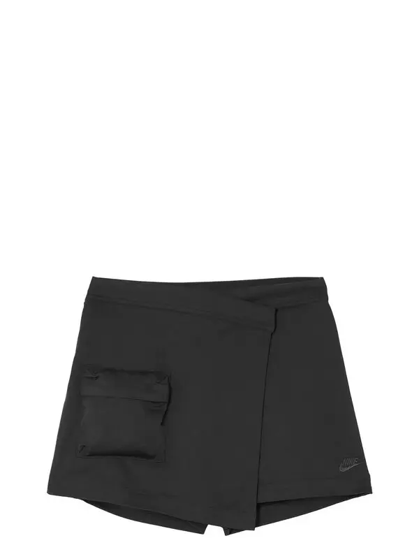 Nike Net Sustain Nsw Recycled-jersey Skort - Black
