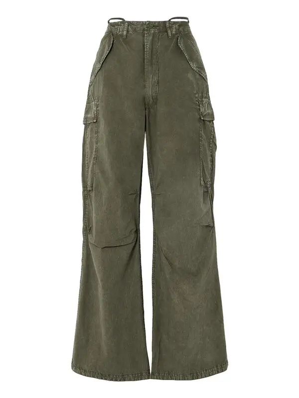 R13 Cotton-twill Cargo Pants - Green