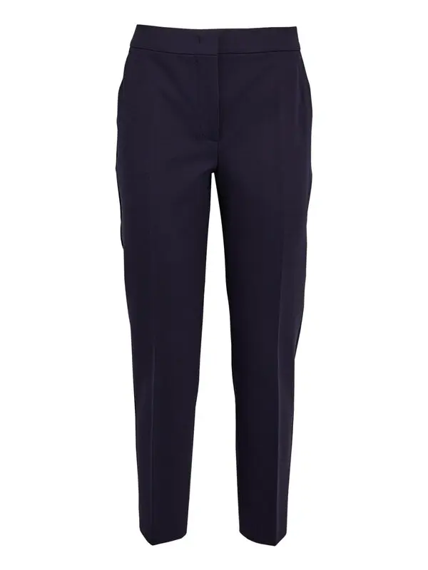 Max Mara Tailored Tapered Ankle-length Trousers - Blue