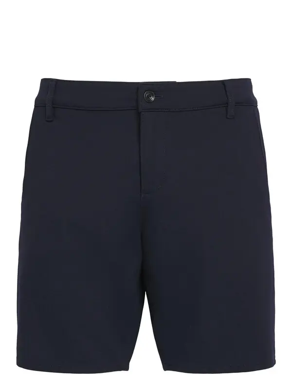 7 For All Mankind Tailored Chino Shorts With Stretch - Navy