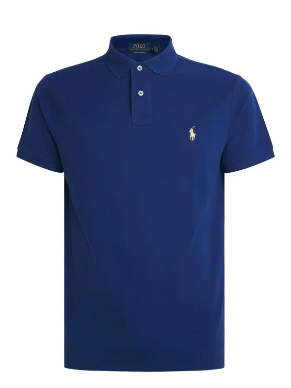 Polo Ralph Lauren Cotton Slim-fit Polo Shirt - Navy