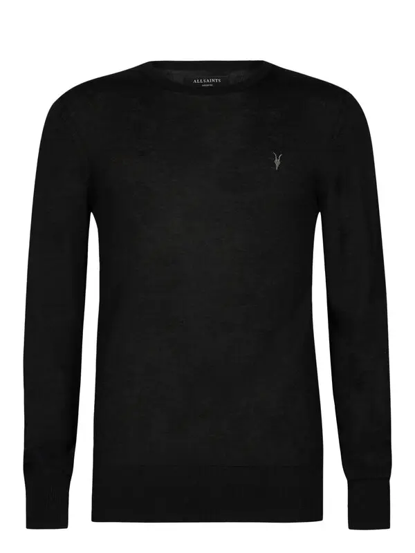 ALLSAINTS Merino Wool Mode Sweater - Black