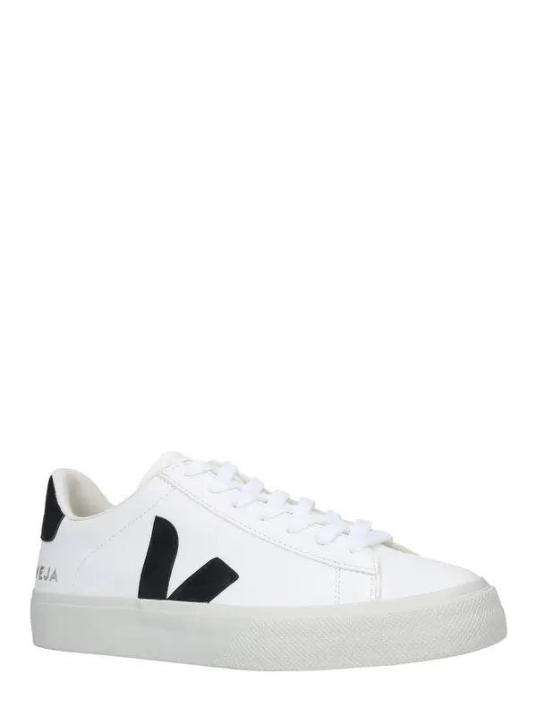 VEJA Campo Leather Low Top Sneakers - White