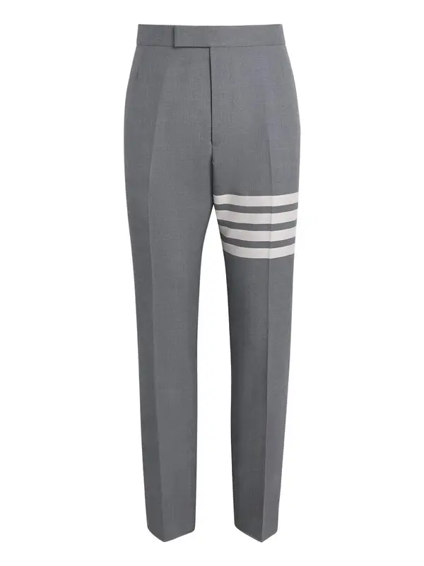 Thom Browne Wool 4-bar Stripe Tailored Trousers - Grey