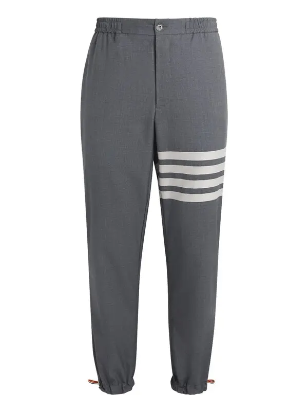 Thom Browne Wool 4-bar Trousers - Grey