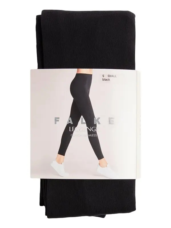 Falke Cotton Leggings - Black