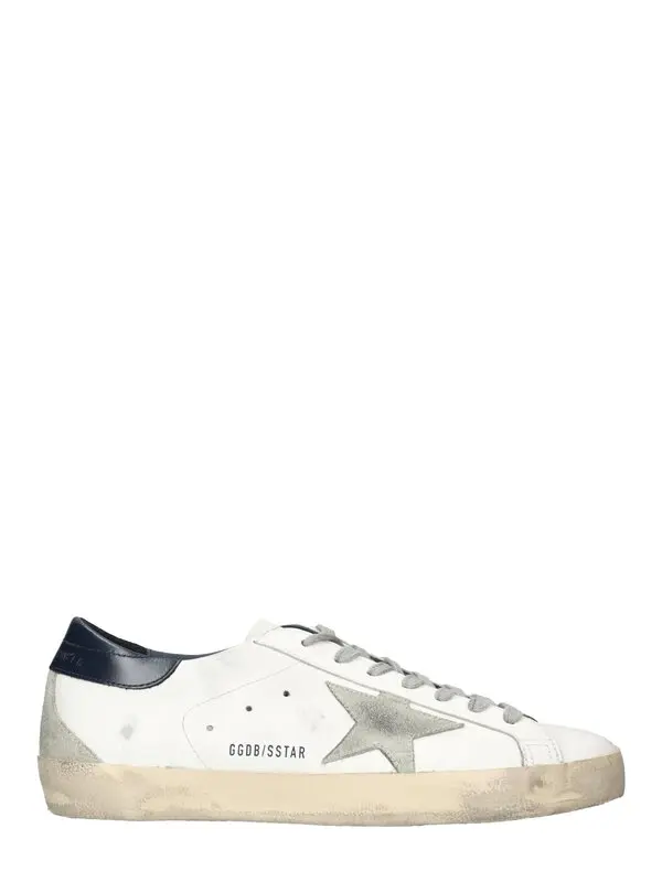GOLDEN GOOSE Leather Superstar Classic Sneakers - White
