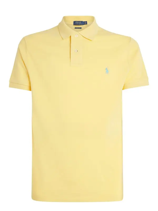 Polo Ralph Lauren Cotton Mesh Polo Shirt - Yellow
