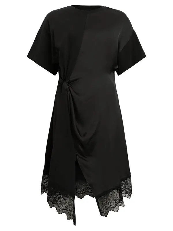 ALLSAINTS Lana Panelled Mini Dress - Black