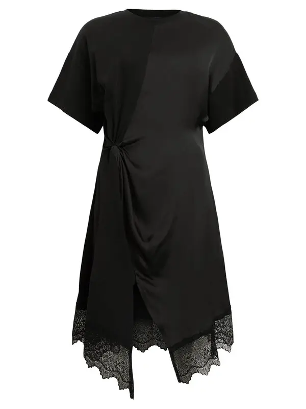 ALLSAINTS Lana Panelled Mini Dress - Black