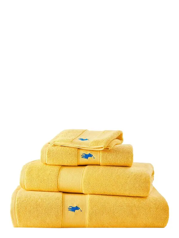 Ralph Lauren Polo Player Bath Towel - Yellow