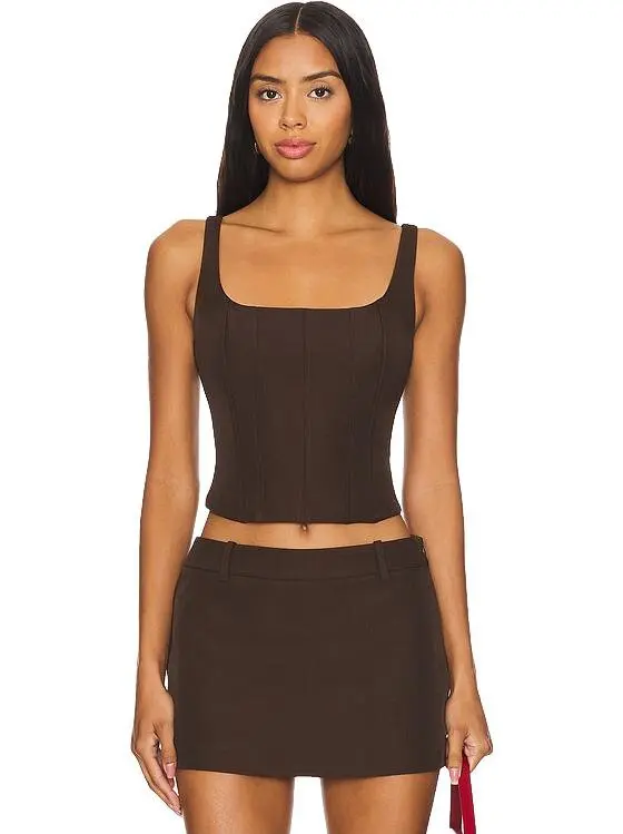NIA Serenity Top - Chocolate