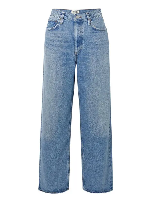 AGOLDE Low Slung Puddle Jeans - Blue