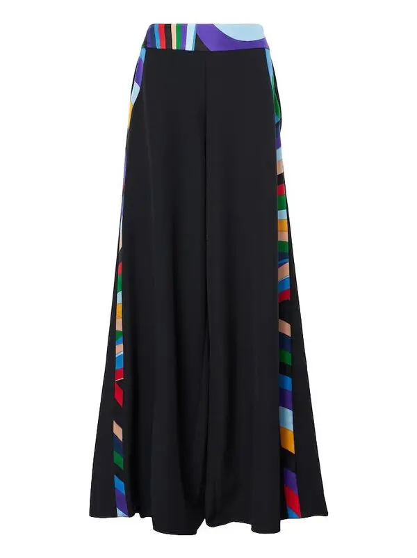 Emilio Pucci Iride Cady Palazzo Trousers - Multicoloured