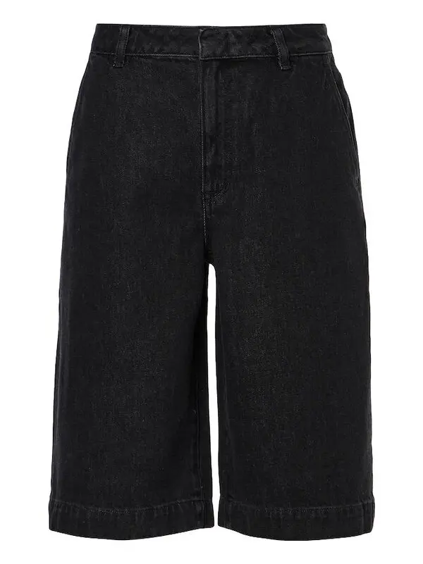 Vince Denim Bermuda Shorts - Black