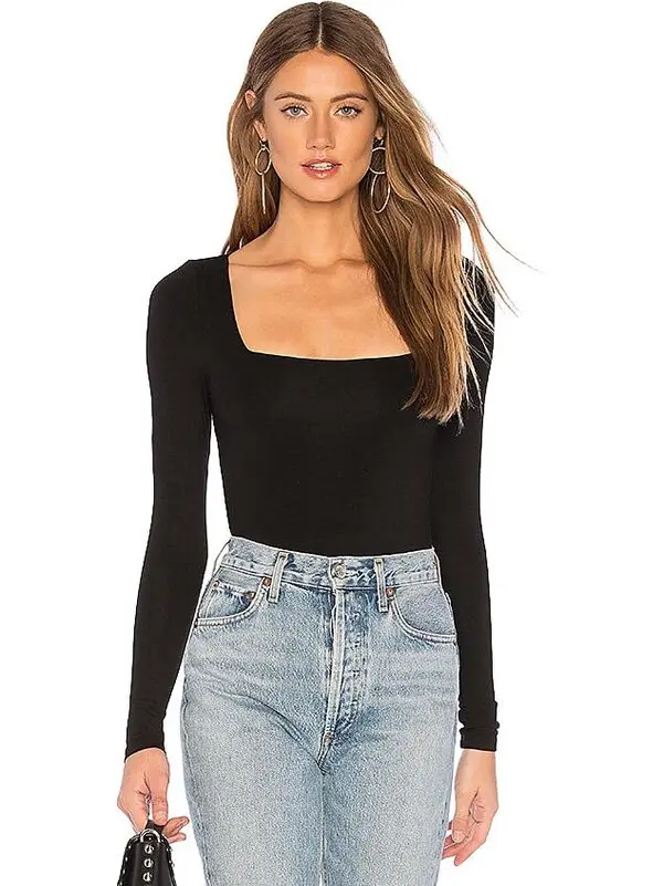 Superdown Al Bodysuit In . Also - Black