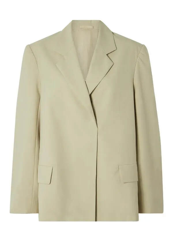 Faithfull The Brand Lena Twill Blazer - Neutrals
