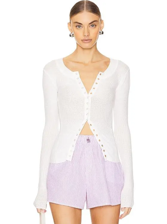 Free People Intimately Fp Going Places Cardigan - Ivory