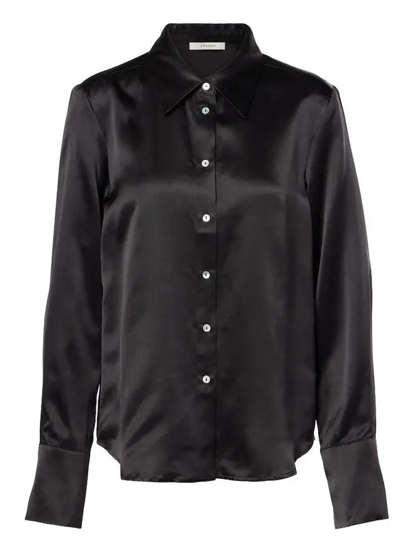 Asceno Tulum Silk And Wool Shirt - Black