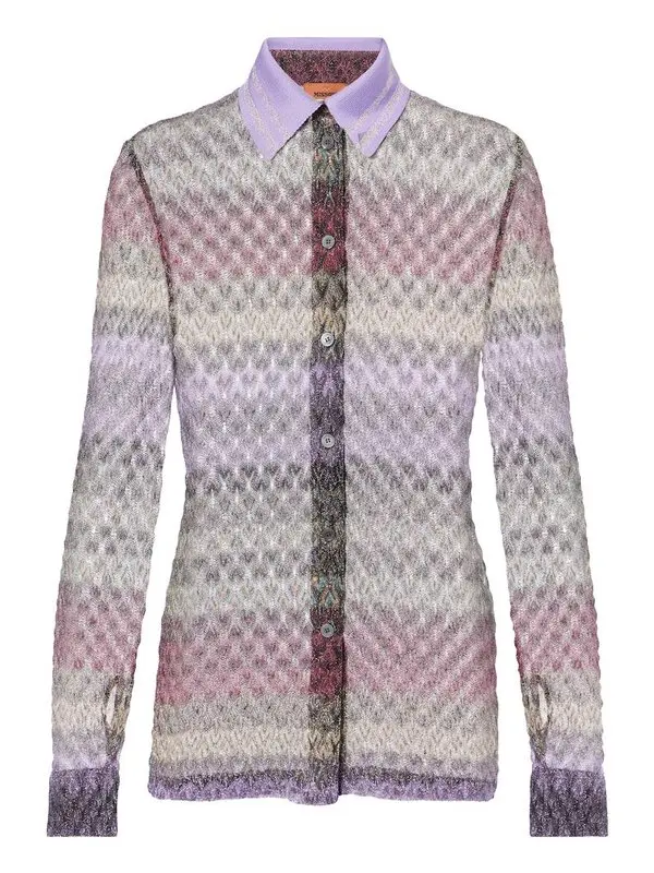 Missoni Striped Lame Shirt - Multicoloured