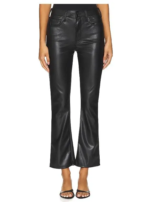 MOTHER The Insider Flood Trousers - Black