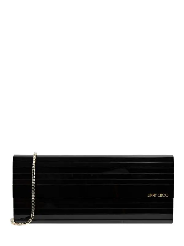 JIMMY CHOO Sweetie Acrylic Clutch - Black