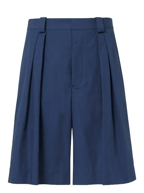 King & Tuckfield Cotton Shorts - Blue