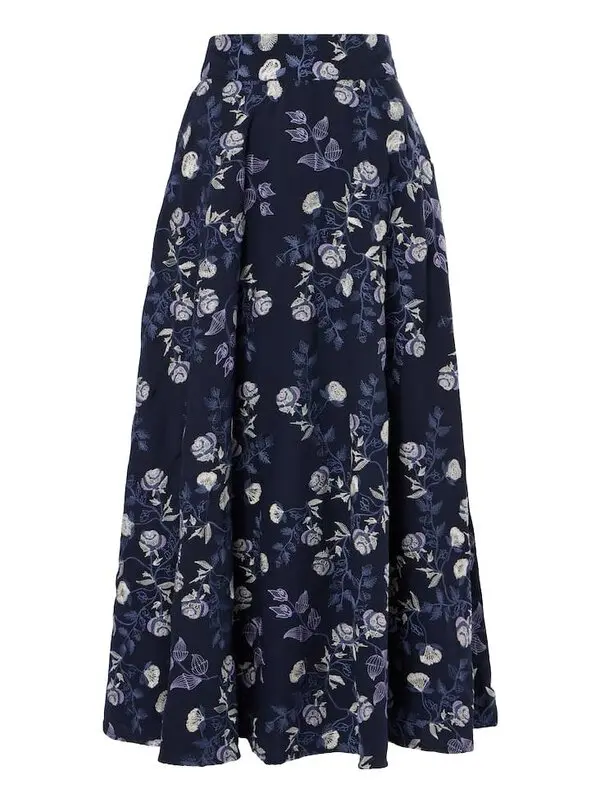 Agua Bendita Floral Maxi Skirt - Multicoloured