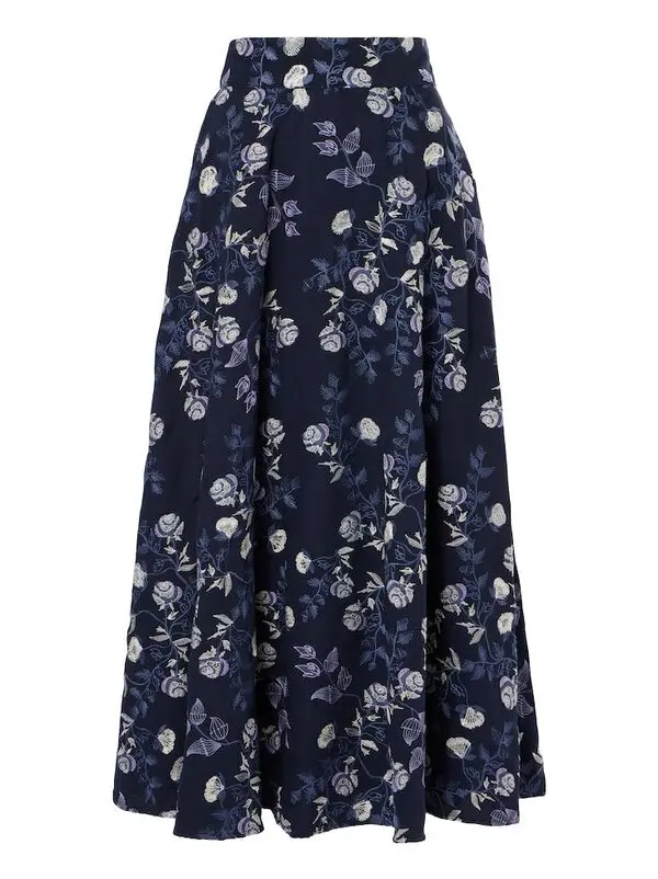 Agua Bendita Floral Maxi Skirt - Multicoloured