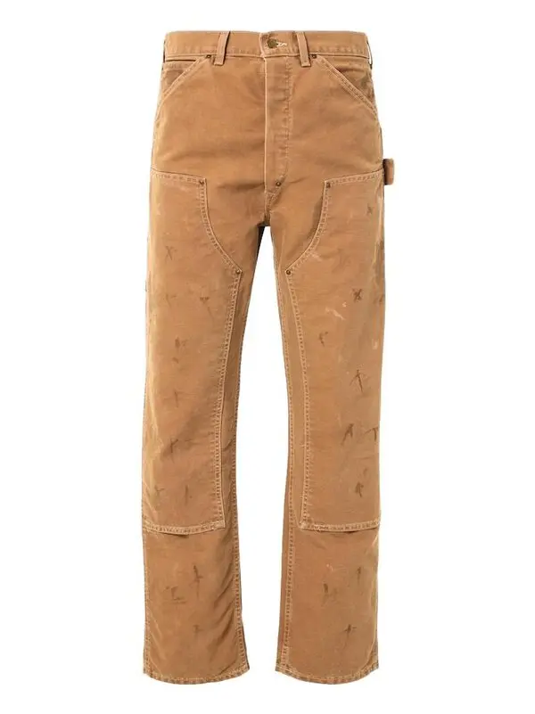 Ralph Lauren Hamilton Cotton Canvas Straight Pants - Beige