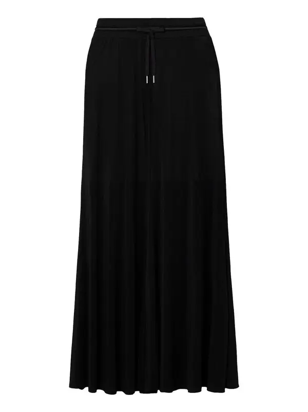 Helmut Lang Stretch-jersey Maxi Skirt - Black