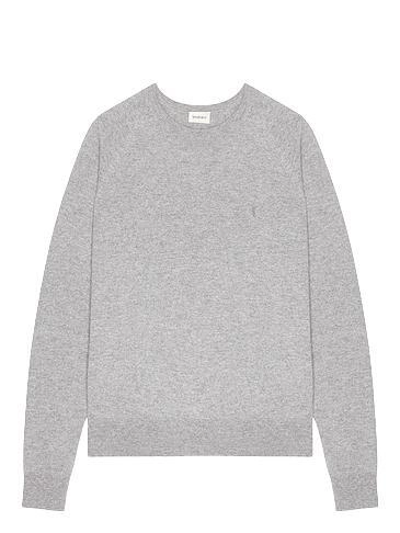 Saint Laurent Crewneck Sweater - Gris Chine