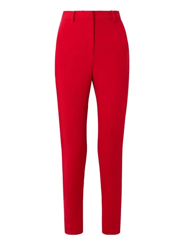 Magda Butrym Stretch-wool Skinny Trousers - Red