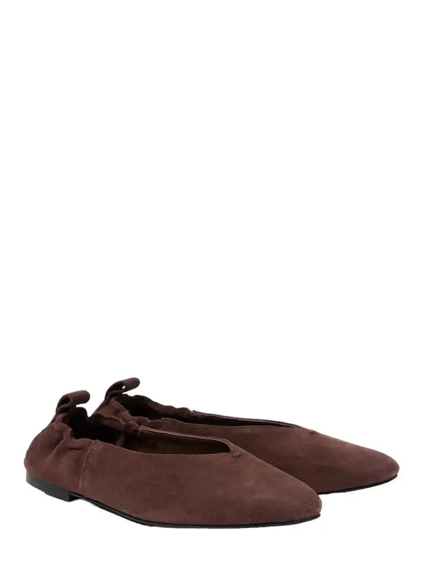 A.emery Brie Suede Ballet Flats - Brown