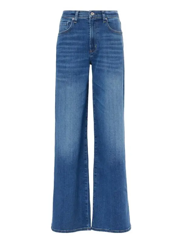 Citizens Of Humanity Loli Mid-rise Wide-leg Jeans - Blue