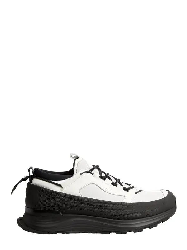 Canada Goose Suede Glacier Trail Lace-up Sneakers - Black