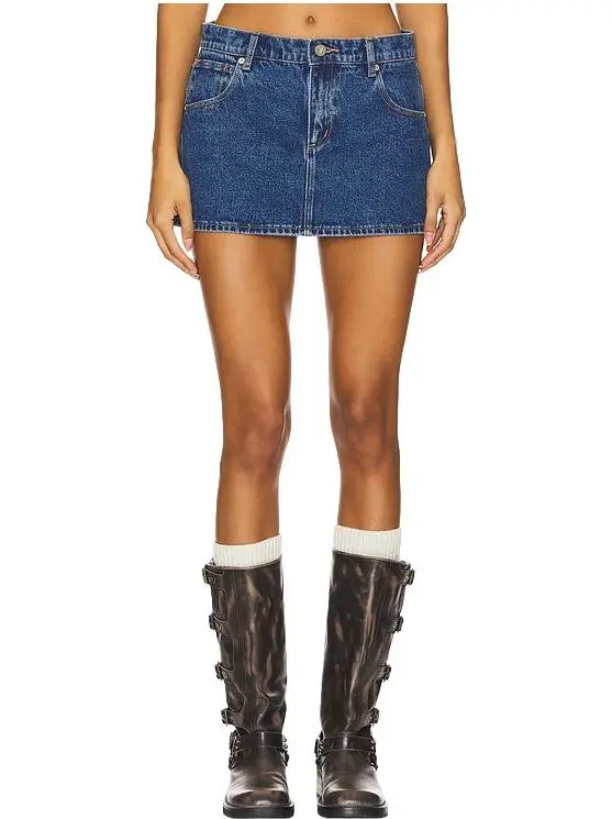 Abrand Denim 99 Skirt In . Also - Blue