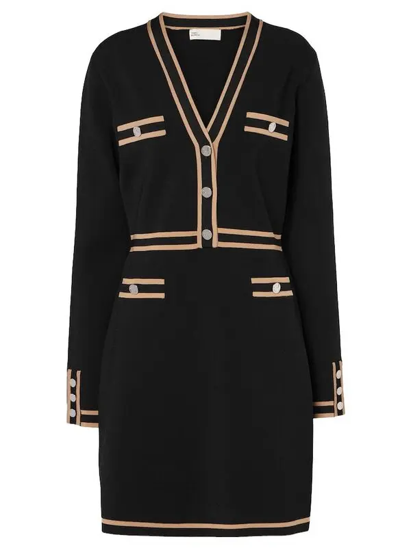 Tory Burch Kendra Sweater Dress - Black