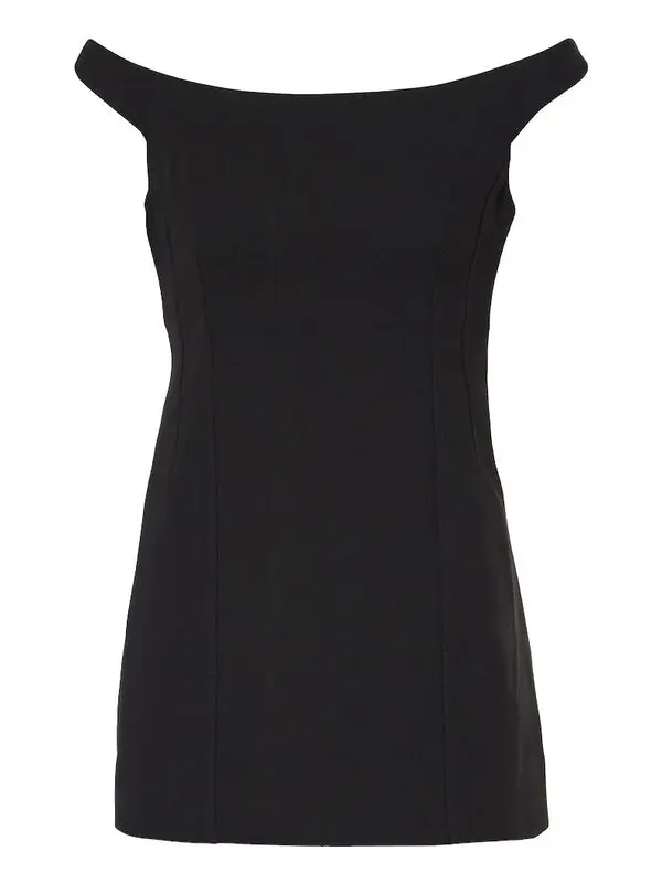 TOTEME Off-shoulder Top - Black