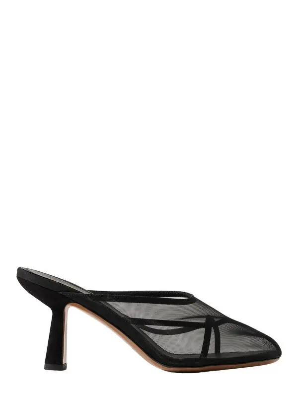 NEOUS Pherka Mesh Mules - Black