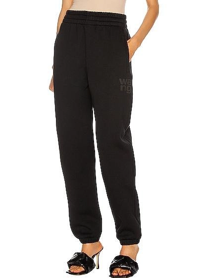 Alexander Wang Foundation Terry Classic Sweatpant - Black