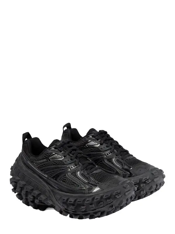 Balenciaga Bouncer Mesh Sneakers - Black