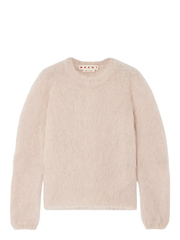 Marni Mohair-blend Sweater - Pink
