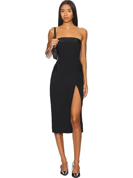 Amanda Uprichard Cassia Dress In . Also - Black