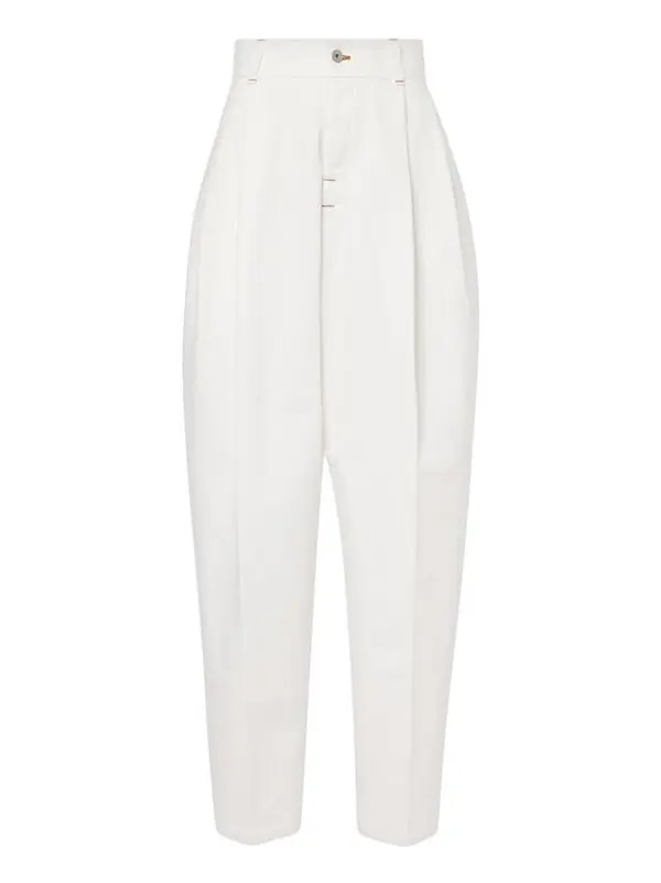 Jacquemus Curzio De-nimes High-rise Jeans - White